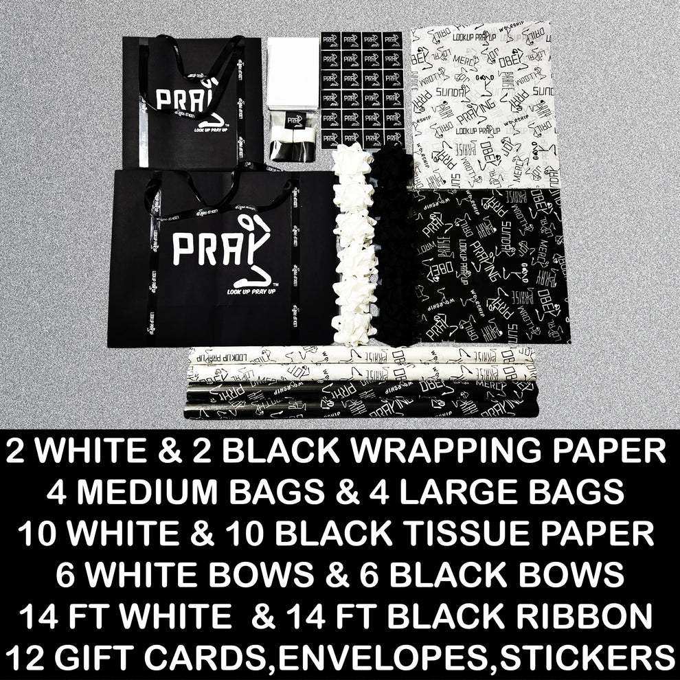Premium Deluxe Gift Wrapping Supplies - LOOK UP PRAY UP™ | Faith Gifts