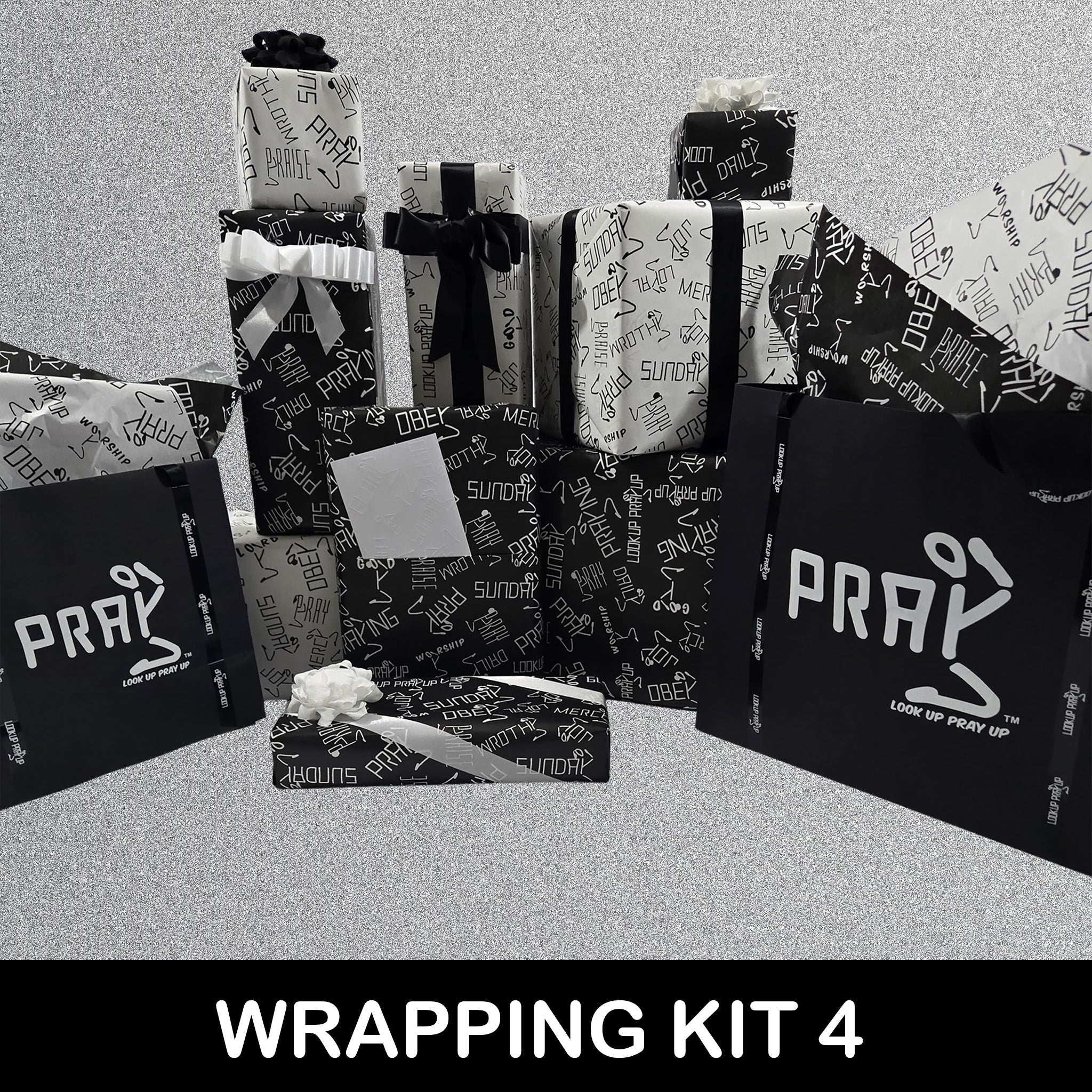 Premium Deluxe Gift Wrapping Supplies - LOOK UP PRAY UP™ | Faith Gifts